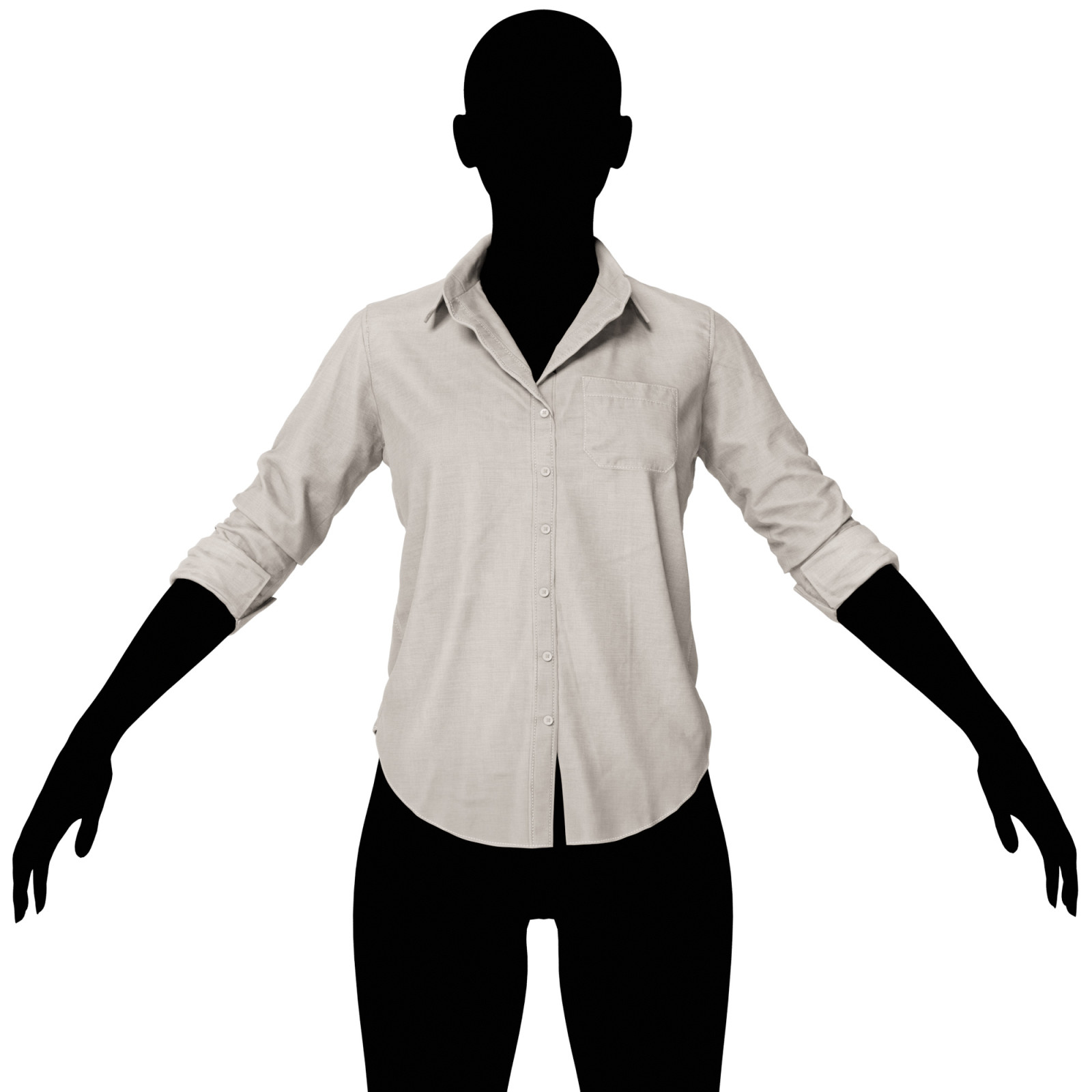 Download female 3D Shirt